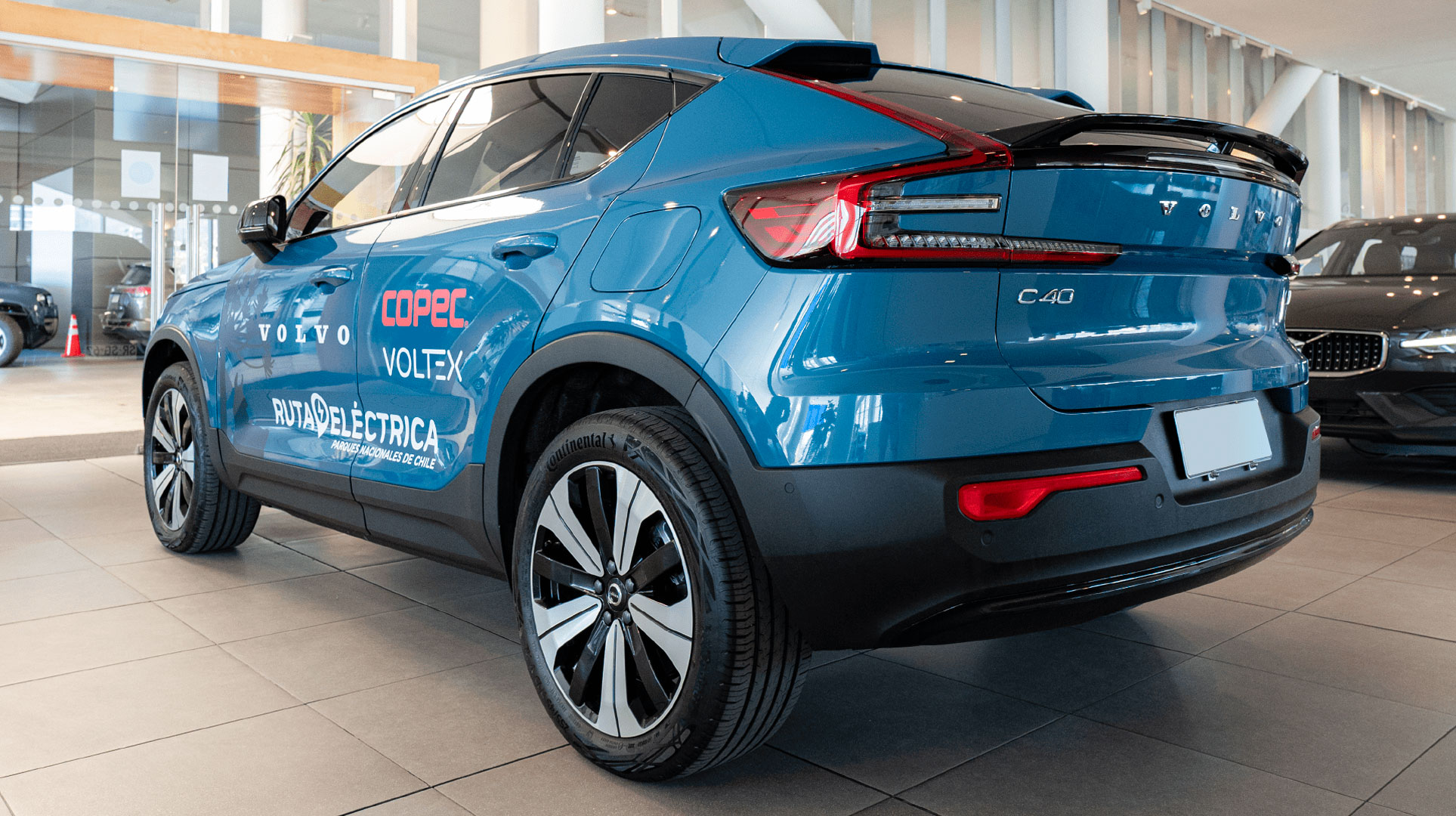 “La Ruta Eléctrica” sobre un Volvo C40 Recharge con el abastecimiento ...