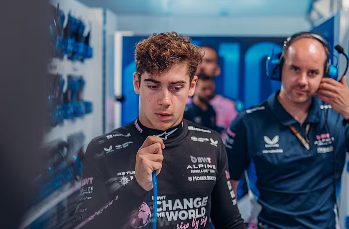 Colapinto destrozó Alpine en test de neumáticos - +Motor Chile