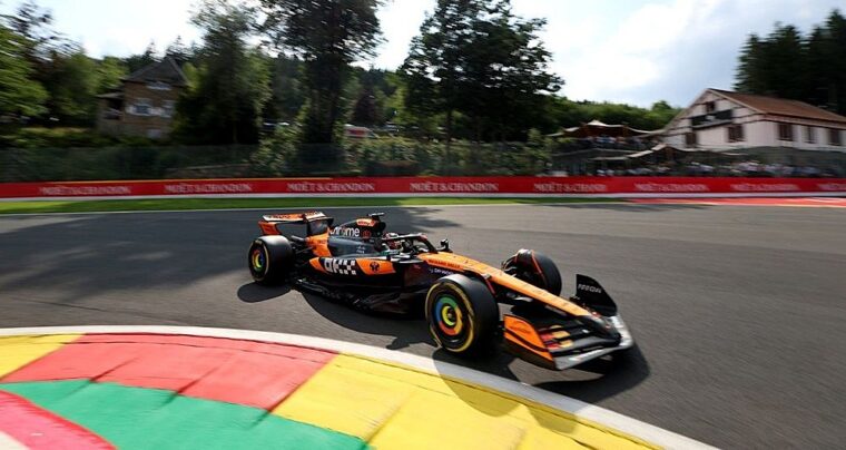 Piastri y Verstappen largarán desde la primera fila Sprint Race de Bélgica - +Motor Chile